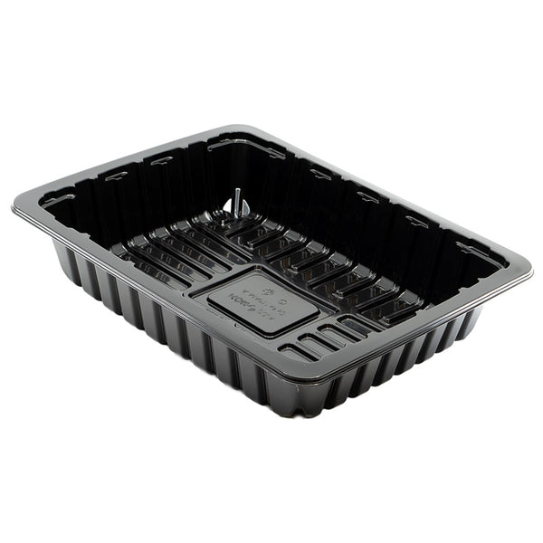 MAP TRAYS 9 X 7 X 50MM-BLACK (500) – Complete Butcher Supplies